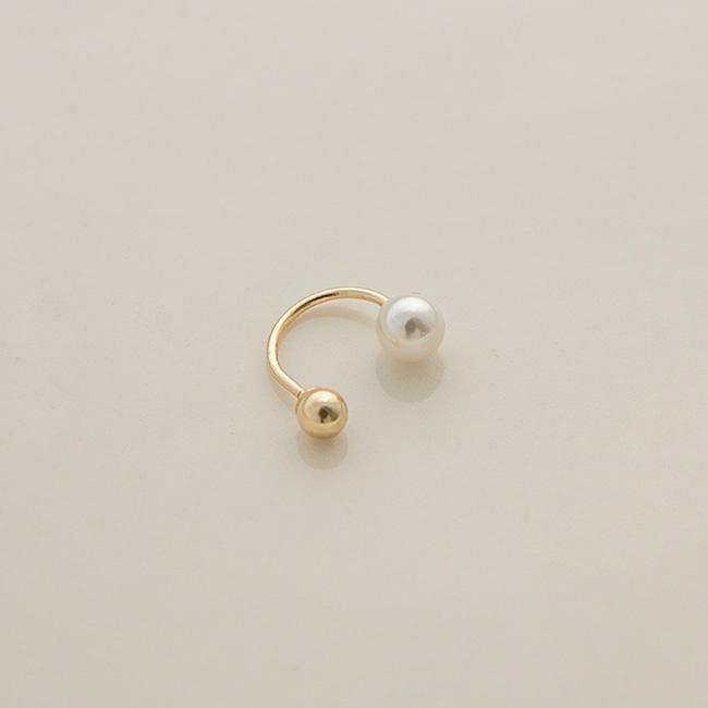 [주얼리특가]14k U 후크 진주 피어싱 (14k골드) #PI06 - 하고