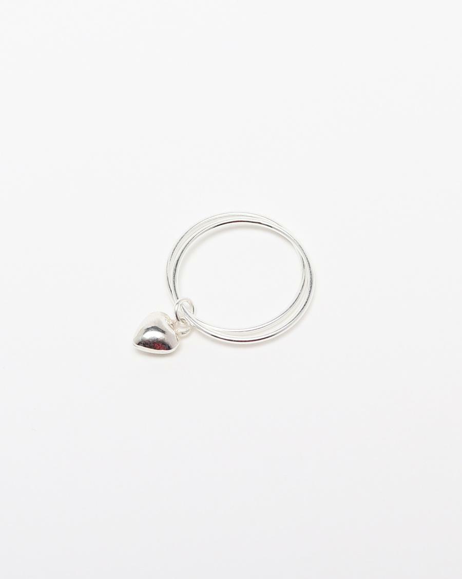 heart double ring - 하고(HAGO)