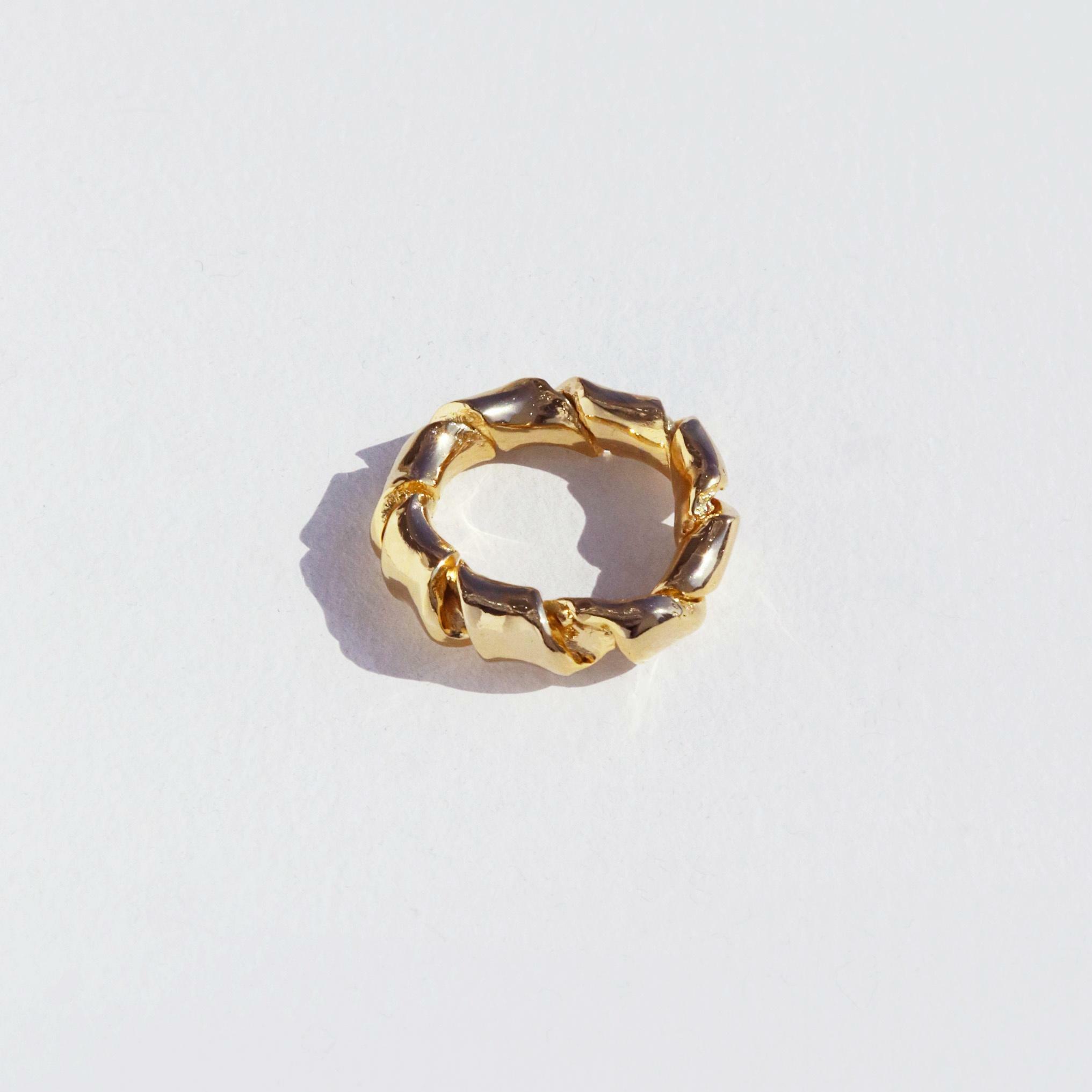 twiddle ring (14k 골드도금) - 하고