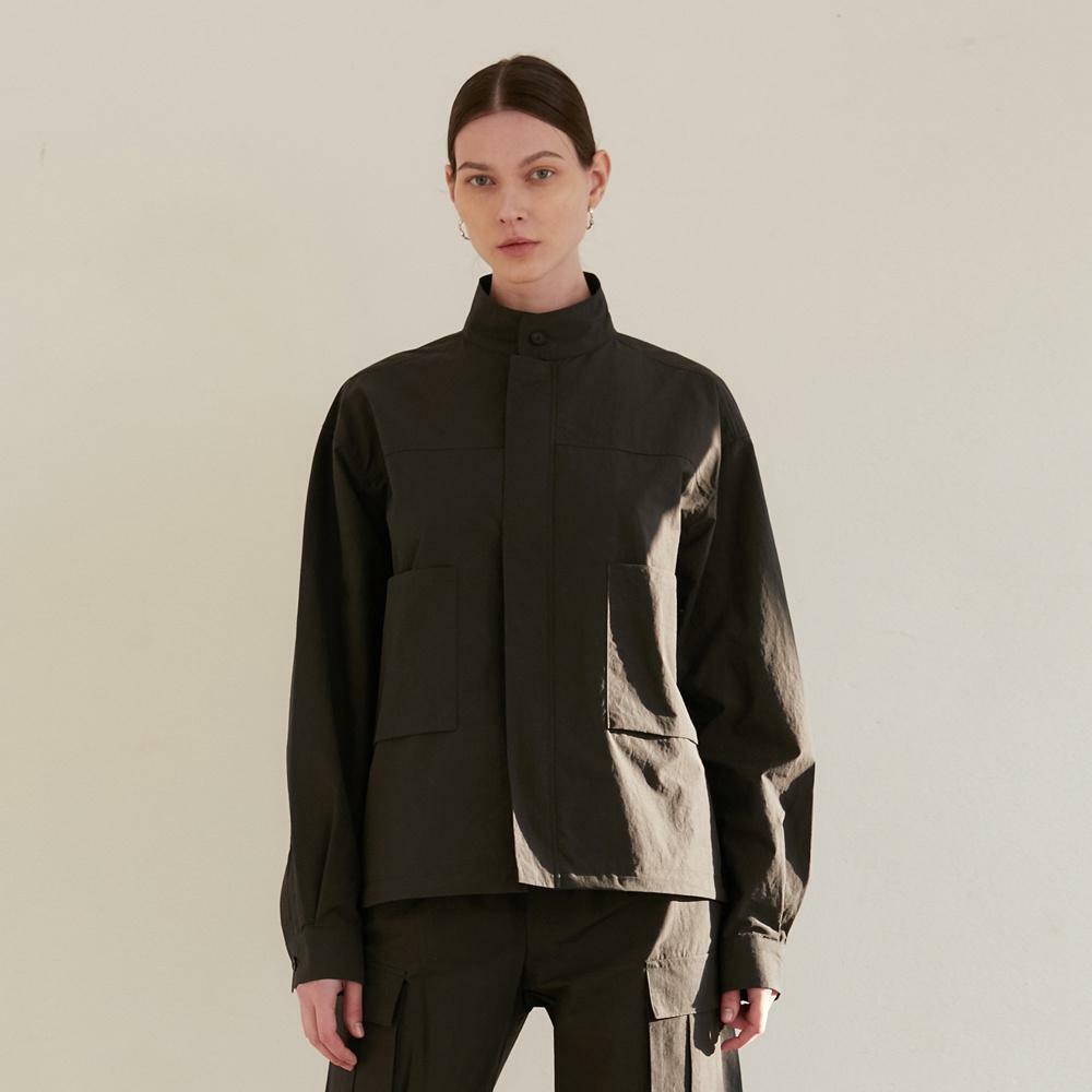 BASIC STRING JUMPER - CHARCOAL BLACK - HAGO(하고)