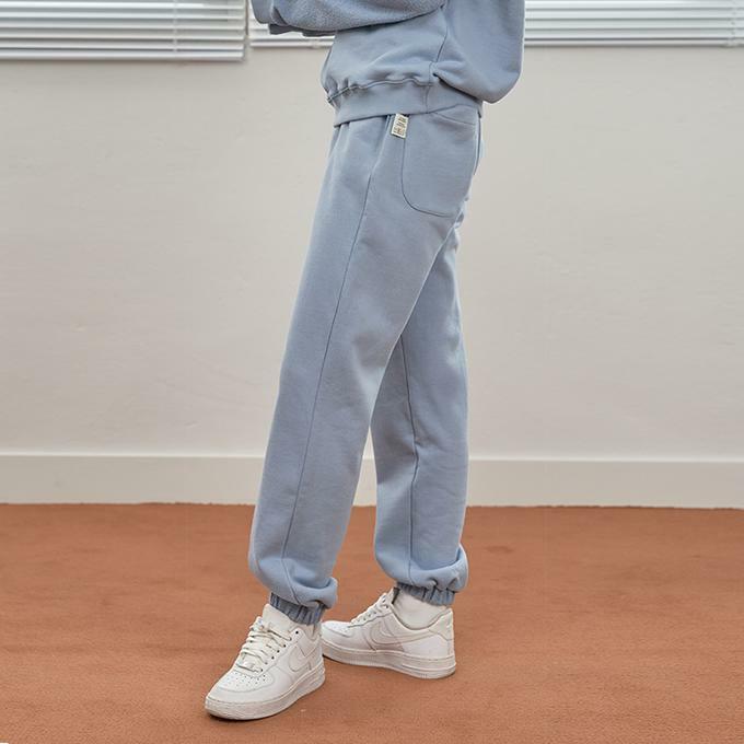 Texture Block Jogger Pants (blue) - HAGO(하고)