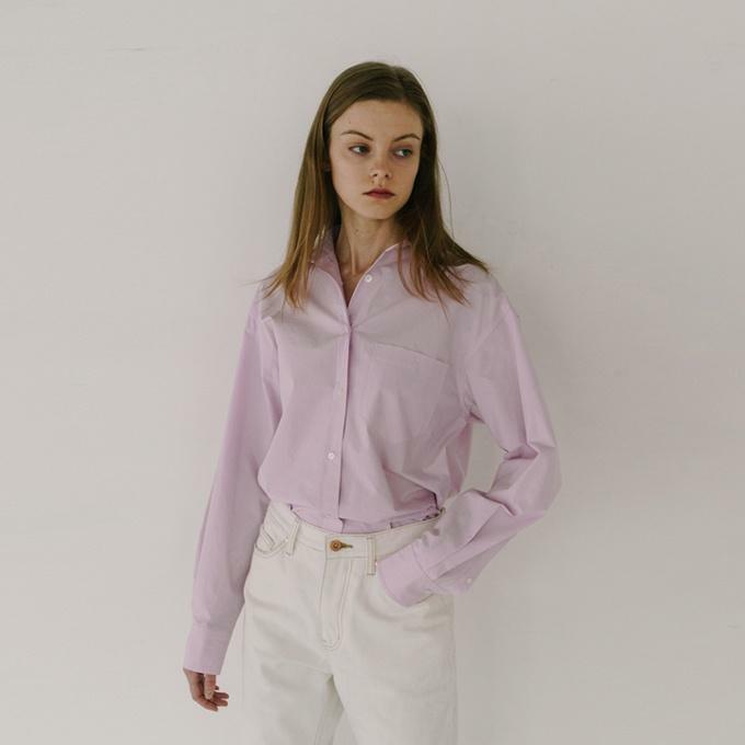 Solid Basic Shirts - Pink - HAGO(하고)