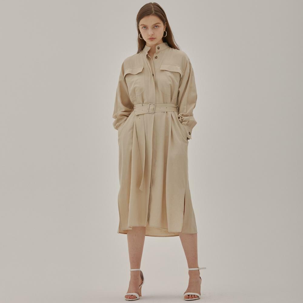 Jasper dress (Beige) - HAGO(하고)