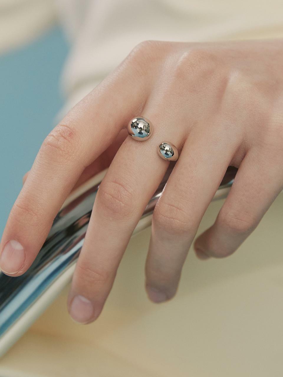 [김연아,수지,노제,리헤이 착용]bubble metal ring - HAGO(하고)