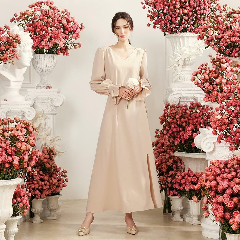 Leah Smoking One-piece (Beige) - HAGO(하고)