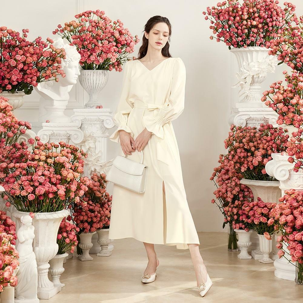 Leah Smoking One-piece (Cream) - HAGO(하고)