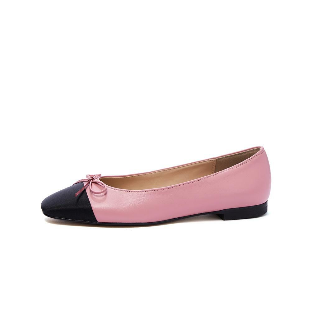 Two-tone Combi Flat Shoes_Love Pink - 하고