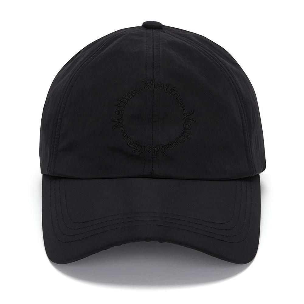 CRISP LOGO BALL CAP IN BLACK - HAGO(하고)