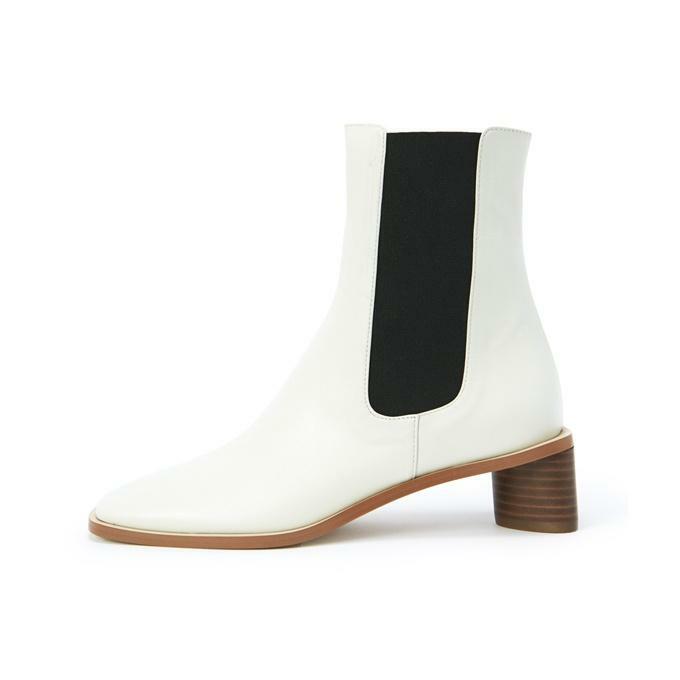 IS201155IV Wood Chelsea Boots IVORY - 하고(HAGO)