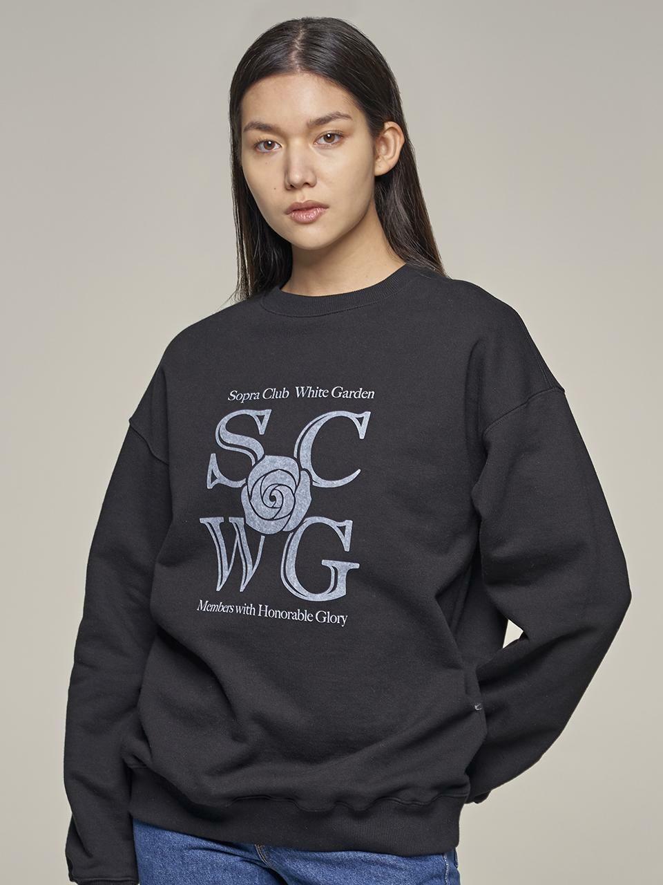 SCWG SWEATSHIRT [BLACK] - HAGO(하고)