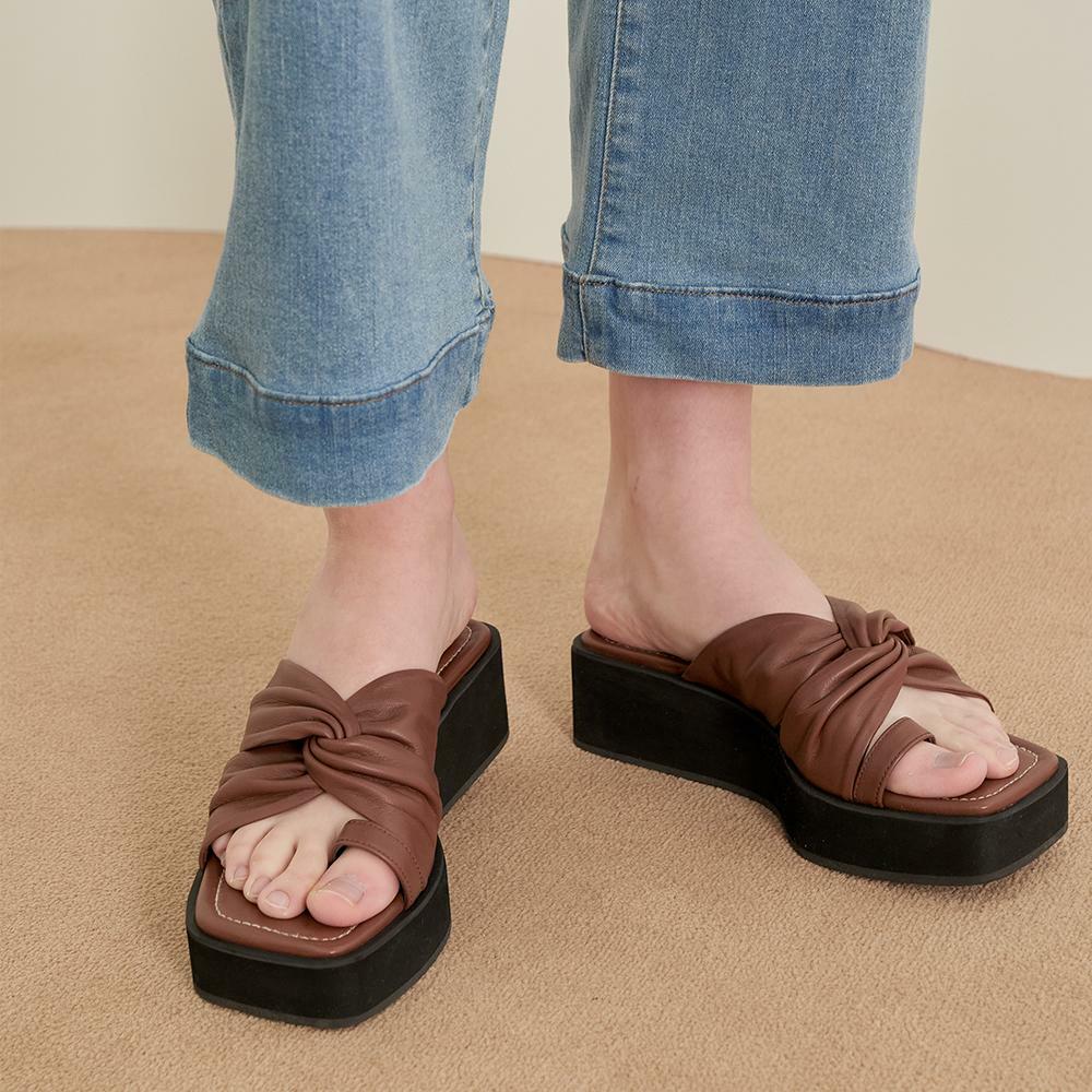 Weaving Slide_Brown - HAGO(하고)