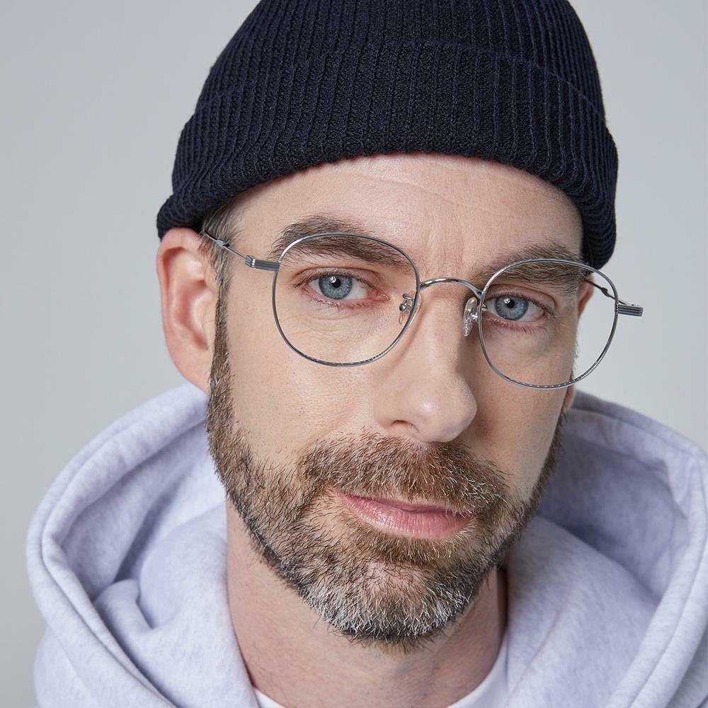 SBKA Brid-C02 사각 은테 안경 - HAGO(하고)