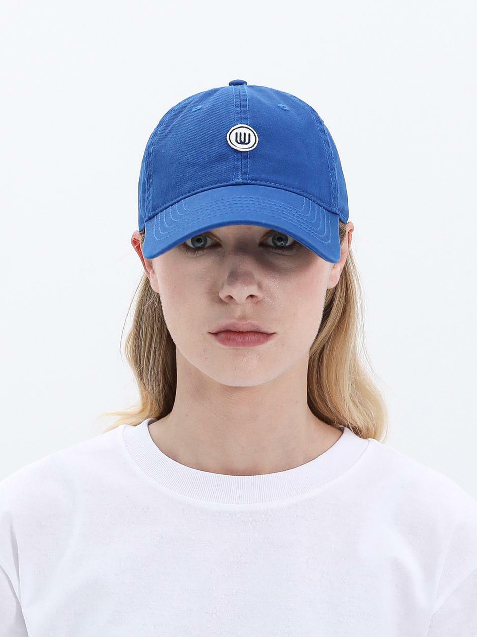 BG284CAP528_Logo Patch Washing Cap_Blue - HAGO(하고)