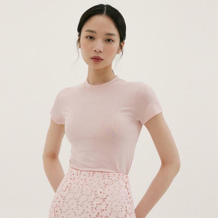 FSK BASIC T-SHIRTS PINK - HAGO(하고)