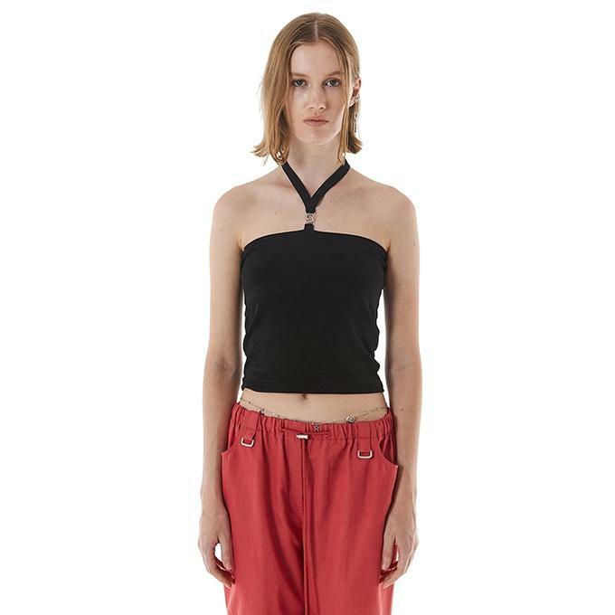HALTER STRAP TOP / BLACK - 하고
