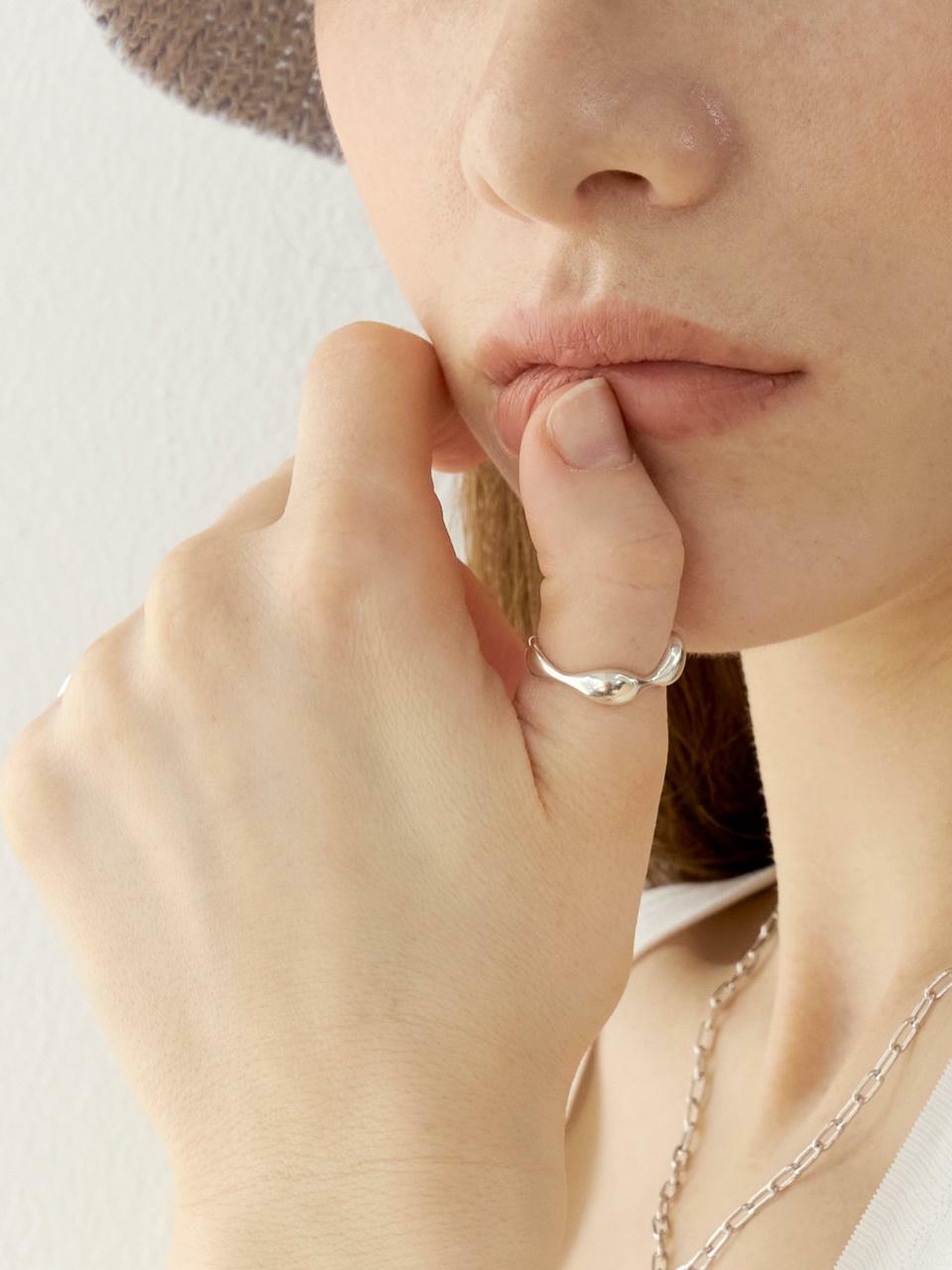 Silver Wave Ring, Mia - HAGO(하고)