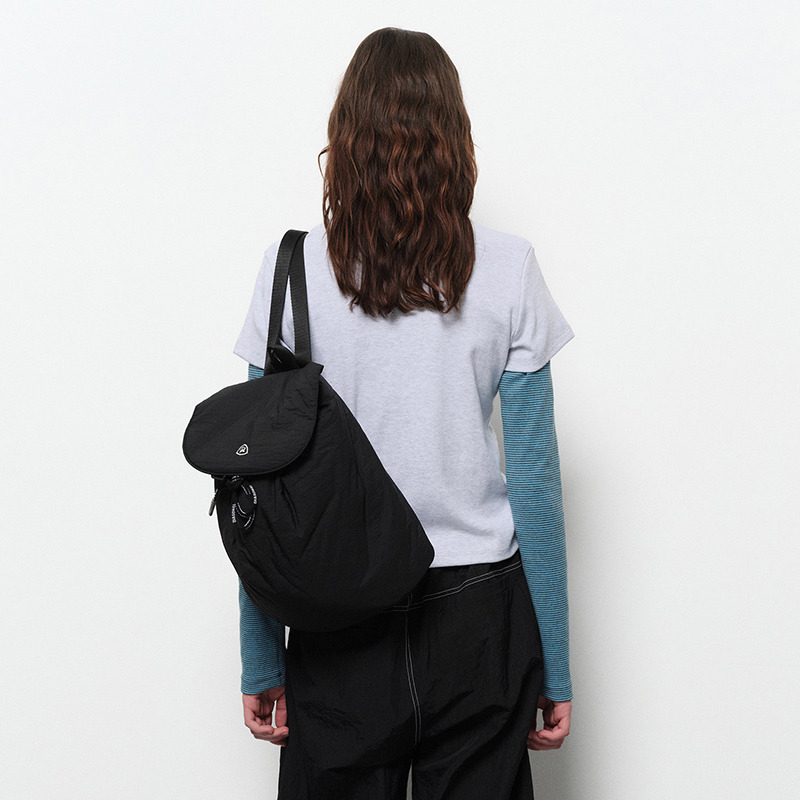 CHUBBY SUMMER BAG (black) - 하고