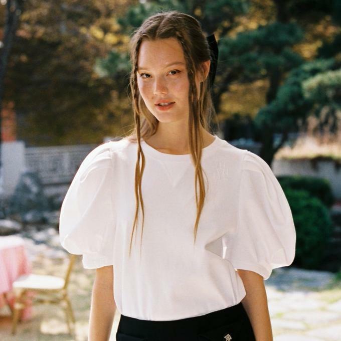 NEW MIA PUFF SLEEVES TOP_WHITE - HAGO(하고)