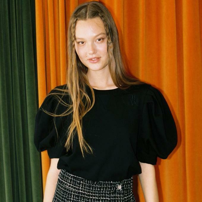 NEW MIA PUFF SLEEVES TOP_BLACK - HAGO(하고)
