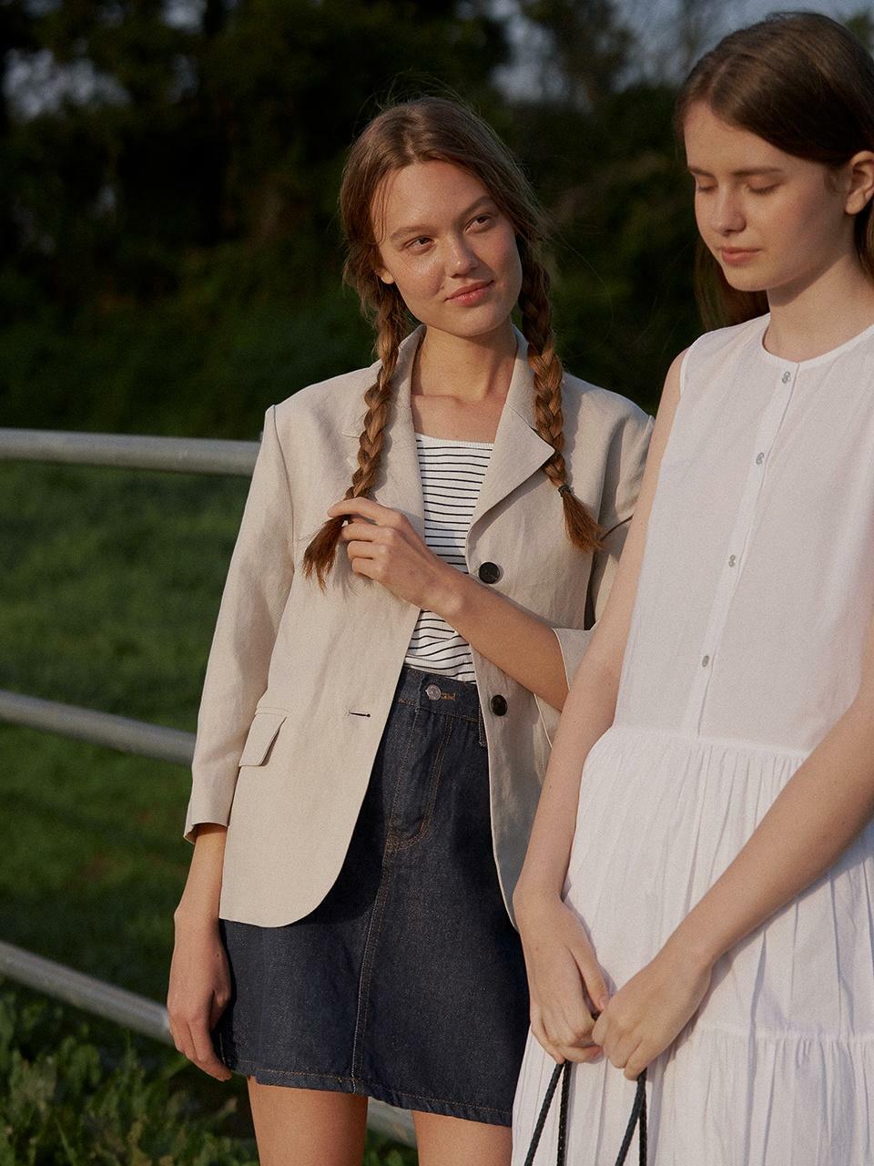 Modern linen jacket - HAGO(하고)