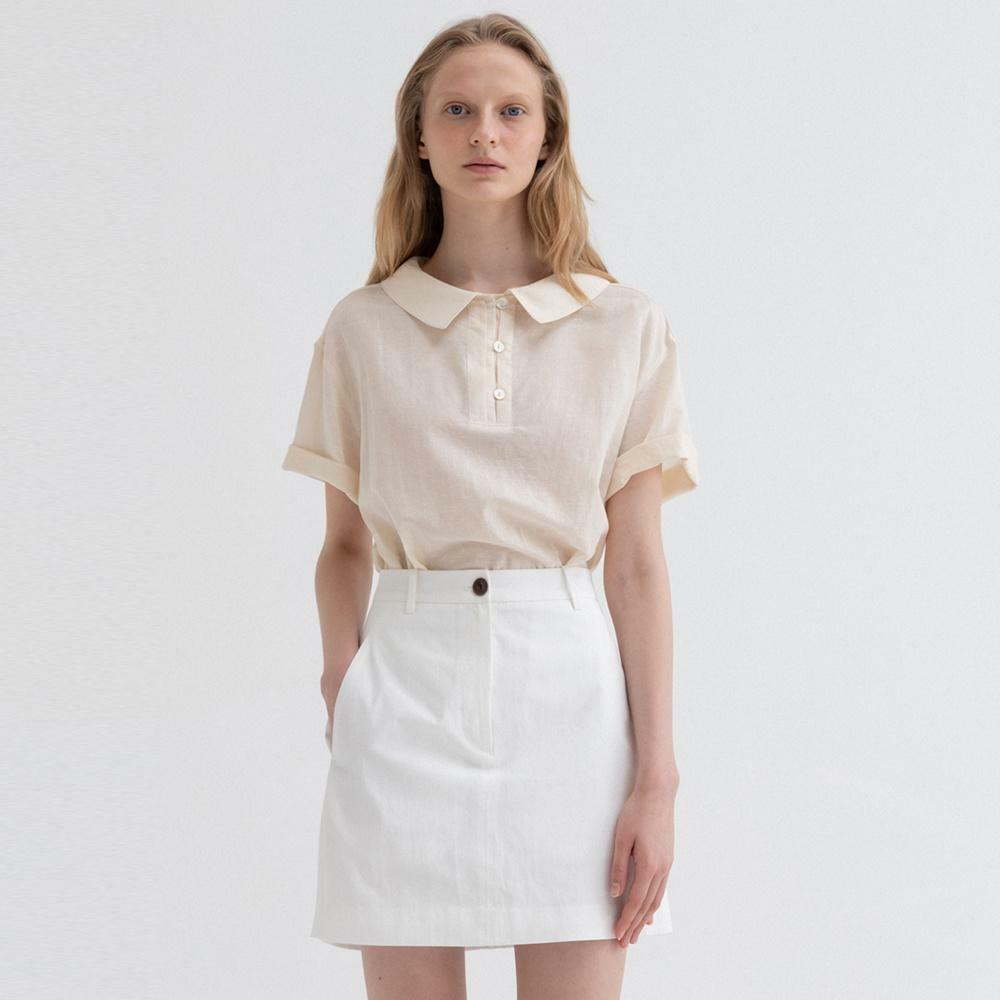 Light Linen Blouse [Cream] - HAGO(하고)