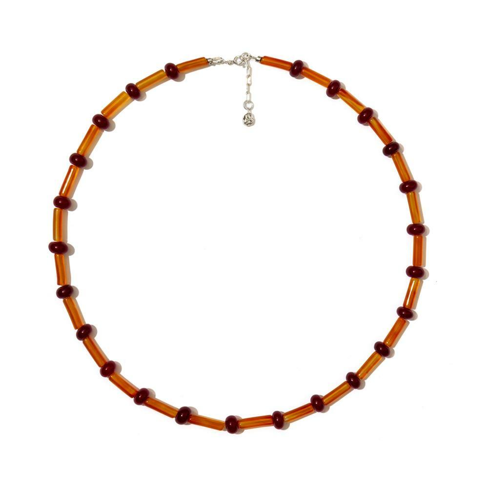 Cylinder & doughnut jade necklace - HAGO(하고)