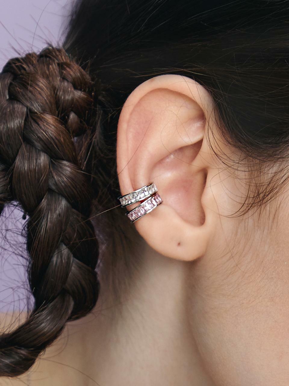 [이주빈 착용]baguette ear cuff - HAGO(하고)