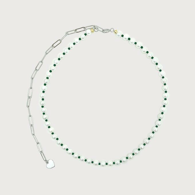 no.215 necklace green - HAGO(하고)