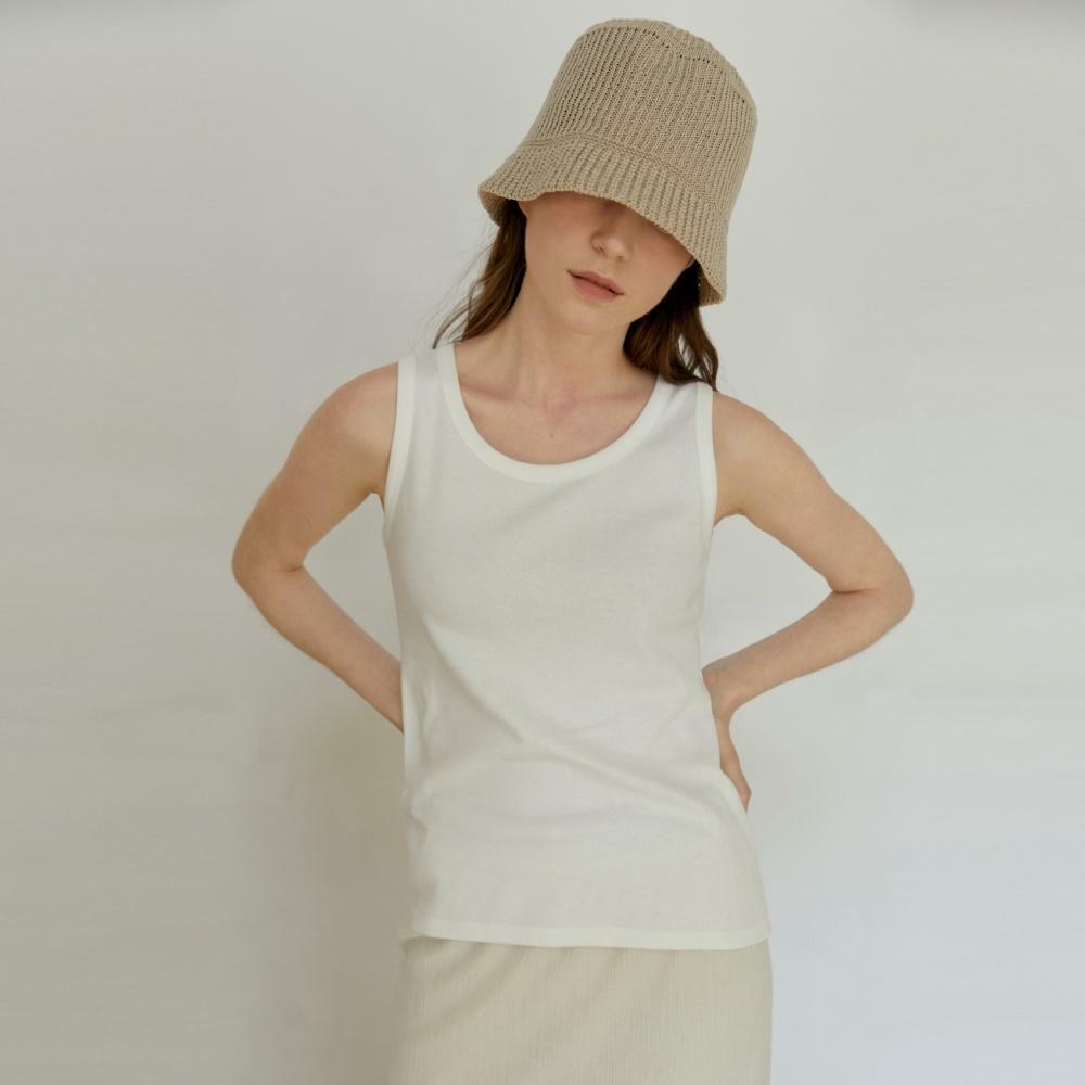 [3차 재입고] BASIC SLEEVELESS WHITE - 하고(HAGO)