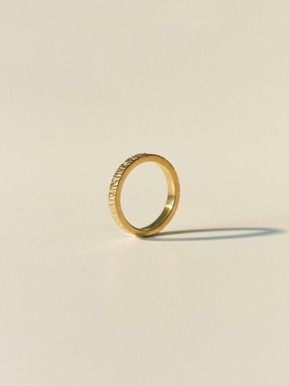 mini gold tree ring(3mm) - HAGO(하고)