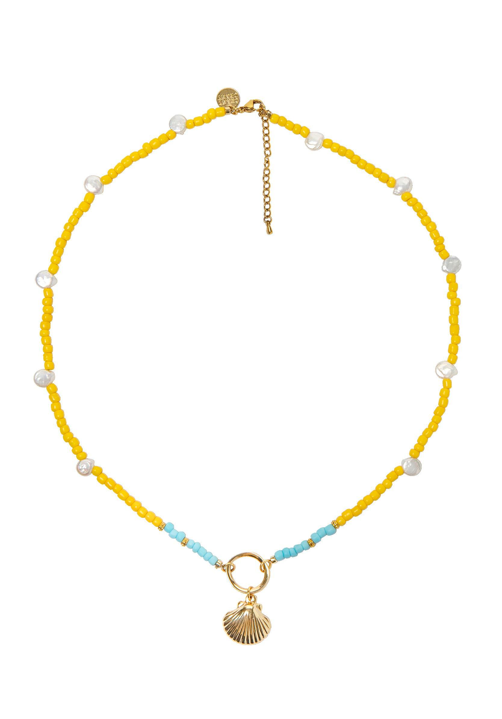 [chamychamy] Gold shell necklace - 하고(HAGO)