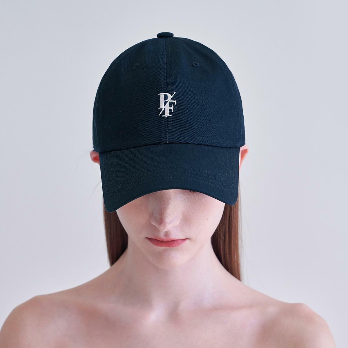 Basic Logo Ball Cap Navy - HAGO(하고)