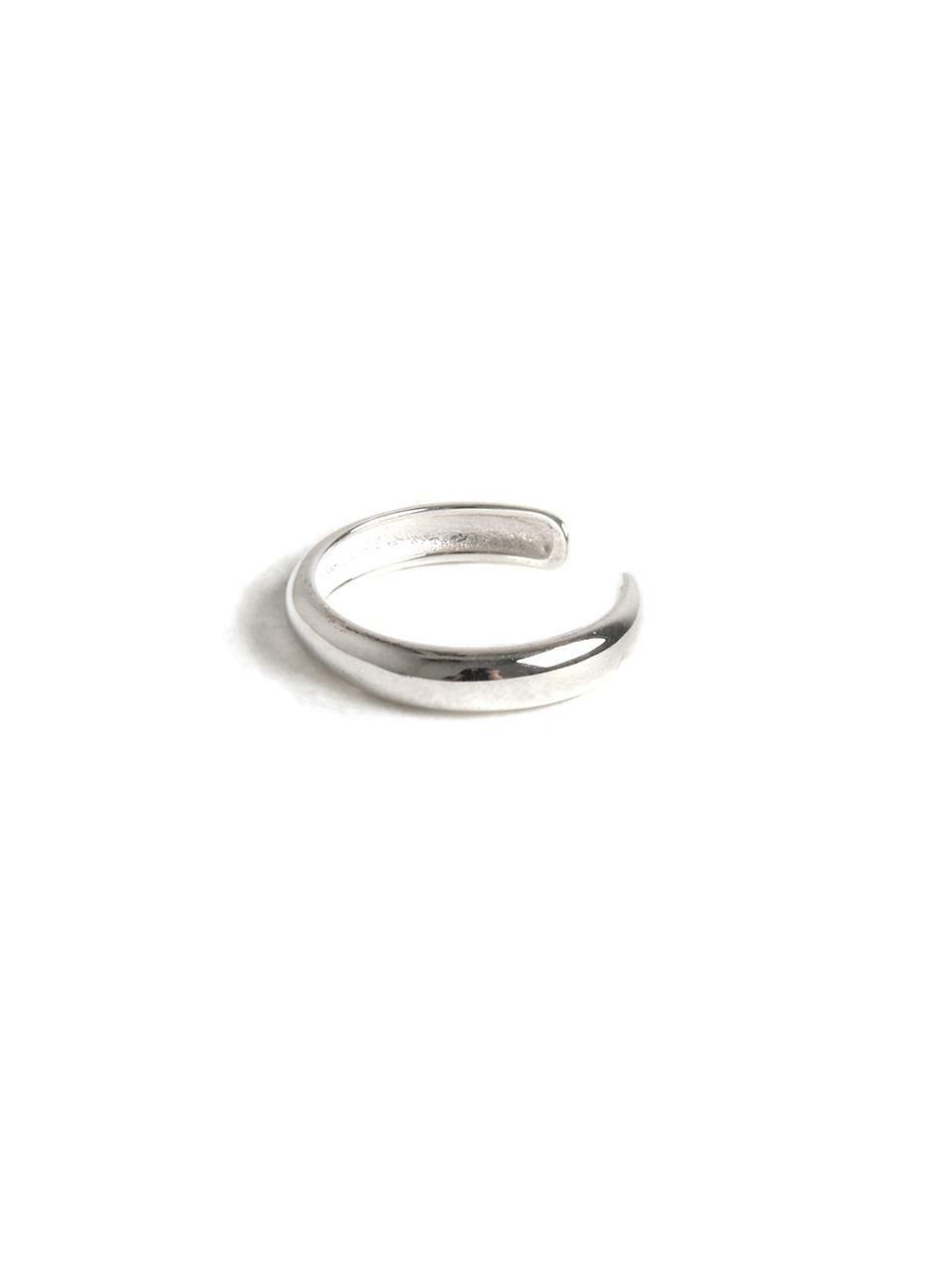 TS060 [Silver925] Bold round open ring - HAGO(하고)