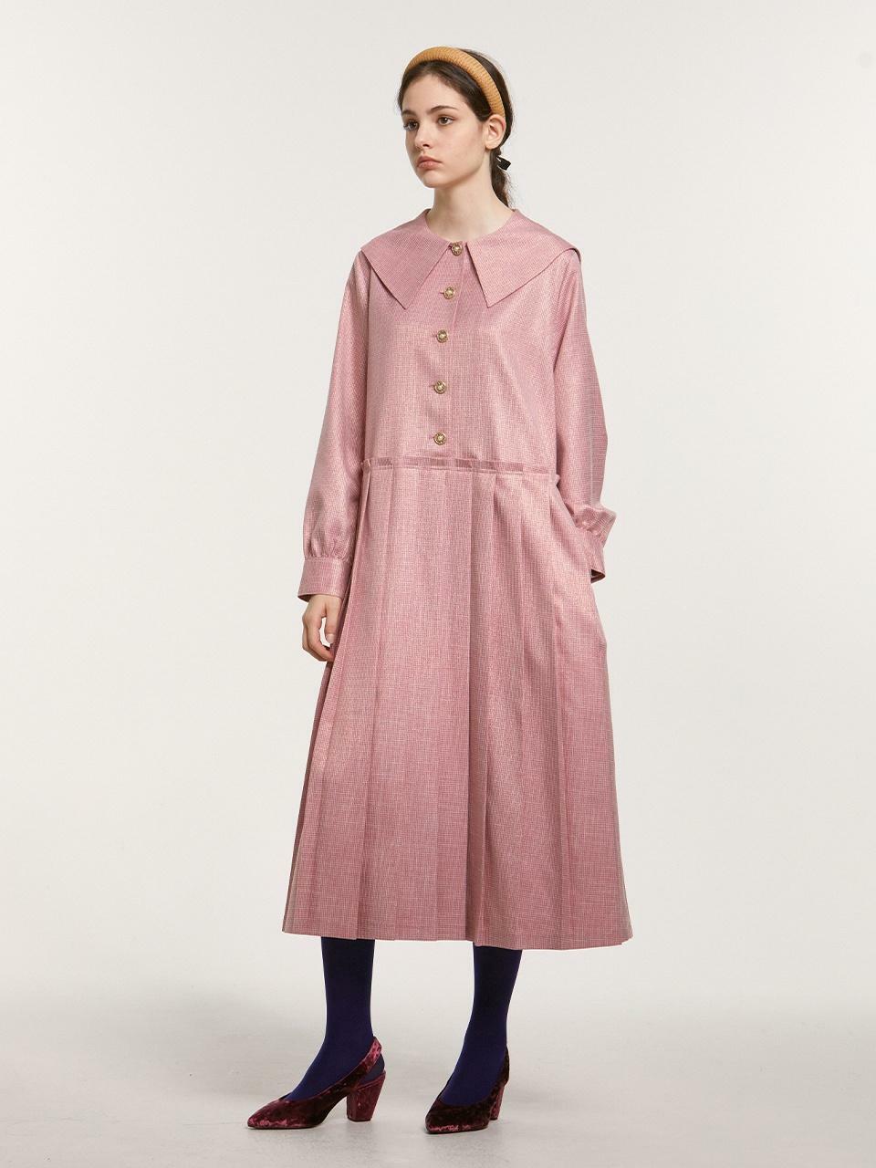 Twinkle Sailor Collar Dress_Pink - HAGO(하고)