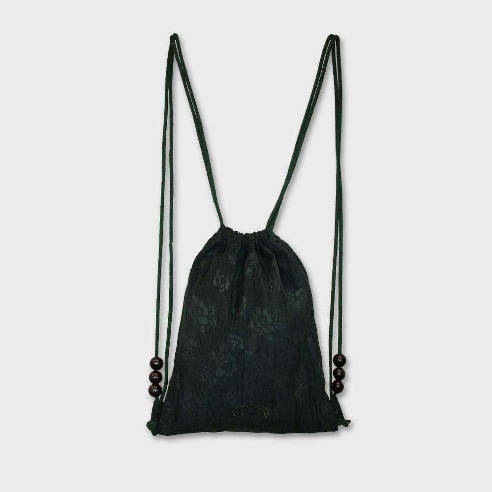 Tenchijin String Bag Jaquard Blue Green - HAGO(하고)