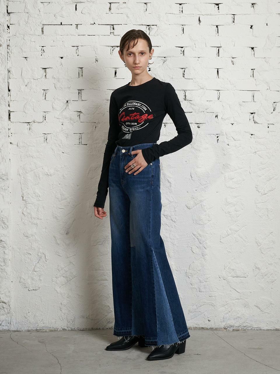 IN-OUT WIDE BOOTSCUT PT_DARK INDIGO - HAGO(하고)