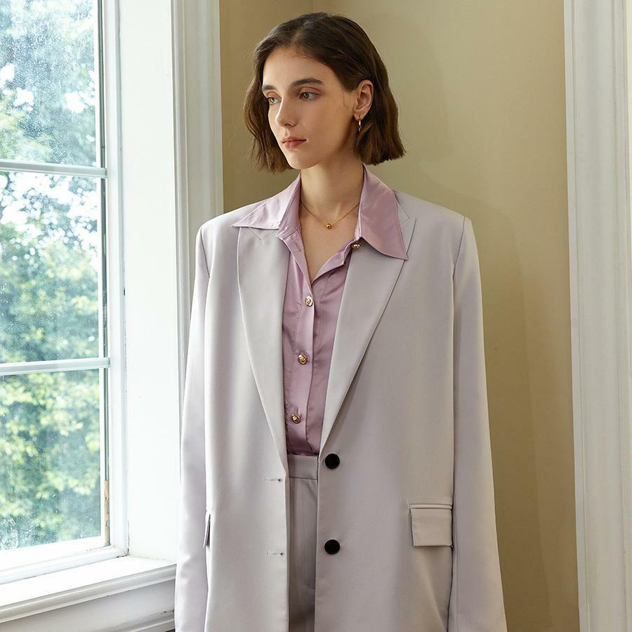 YY_mannish two-button tailored blazer - HAGO(하고)