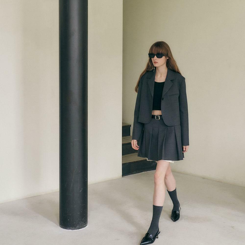 22 Fall_ Melange Grey Set-Up [예약] - HAGO(하고)