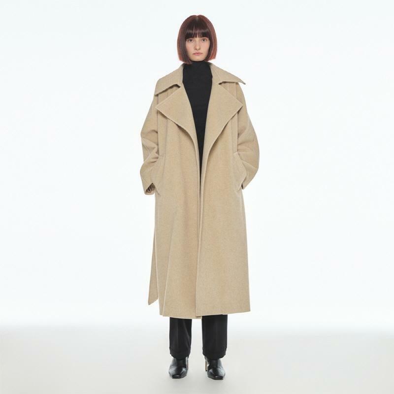 BASIC MAXI COAT BEIGE MBBFBY01706 - HAGO(하고)