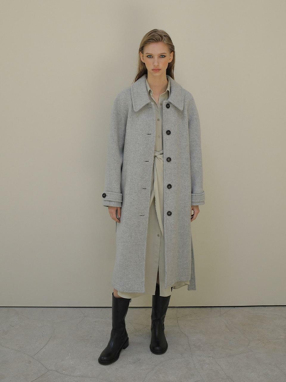 RAGLAN WOOL COAT / GREY - HAGO(하고)