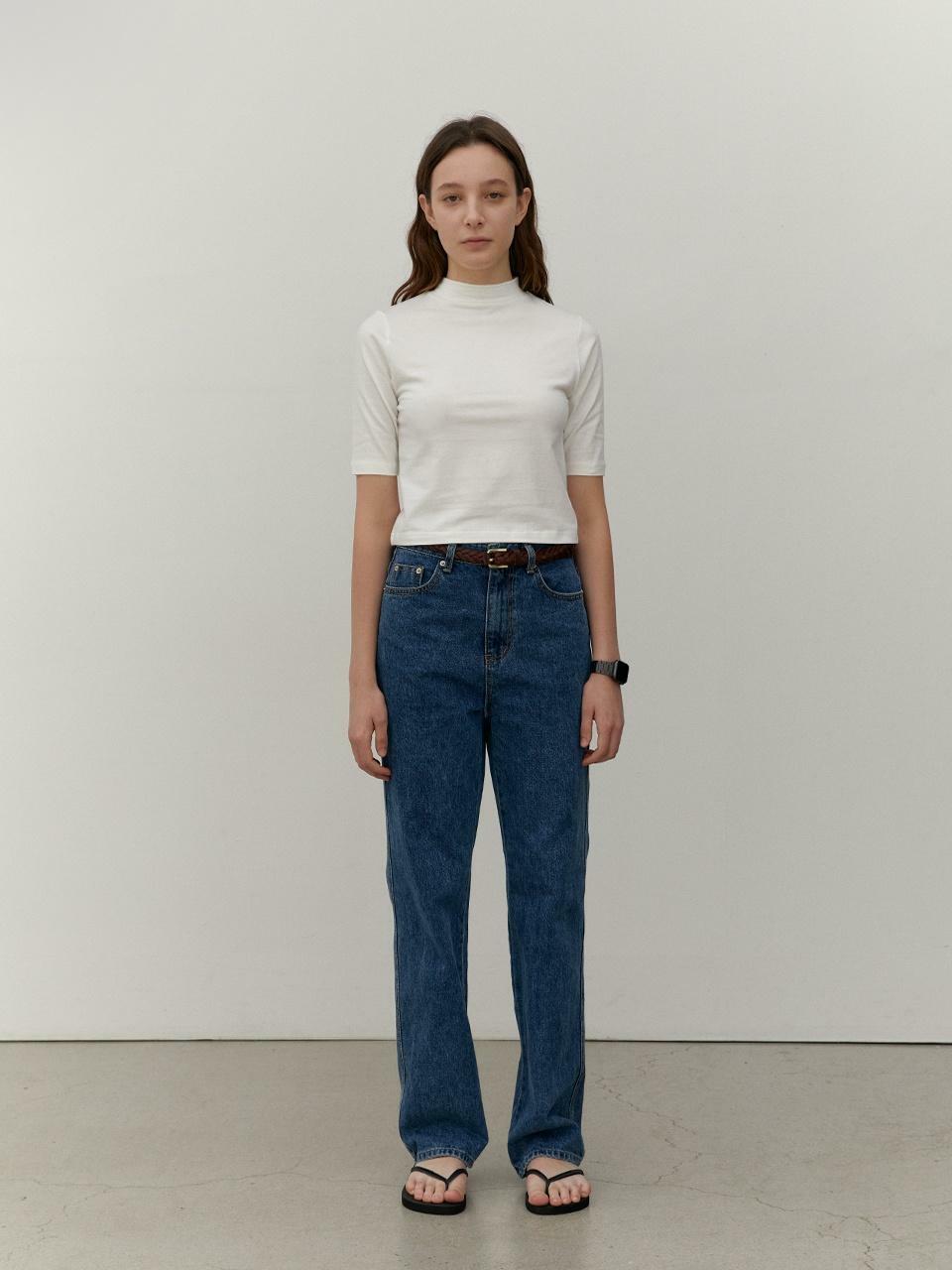 half polo tee - ivory - HAGO(하고)