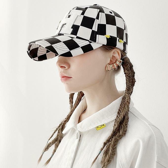 H-BALL CAP_CHECKERBOARD - HAGO(하고)