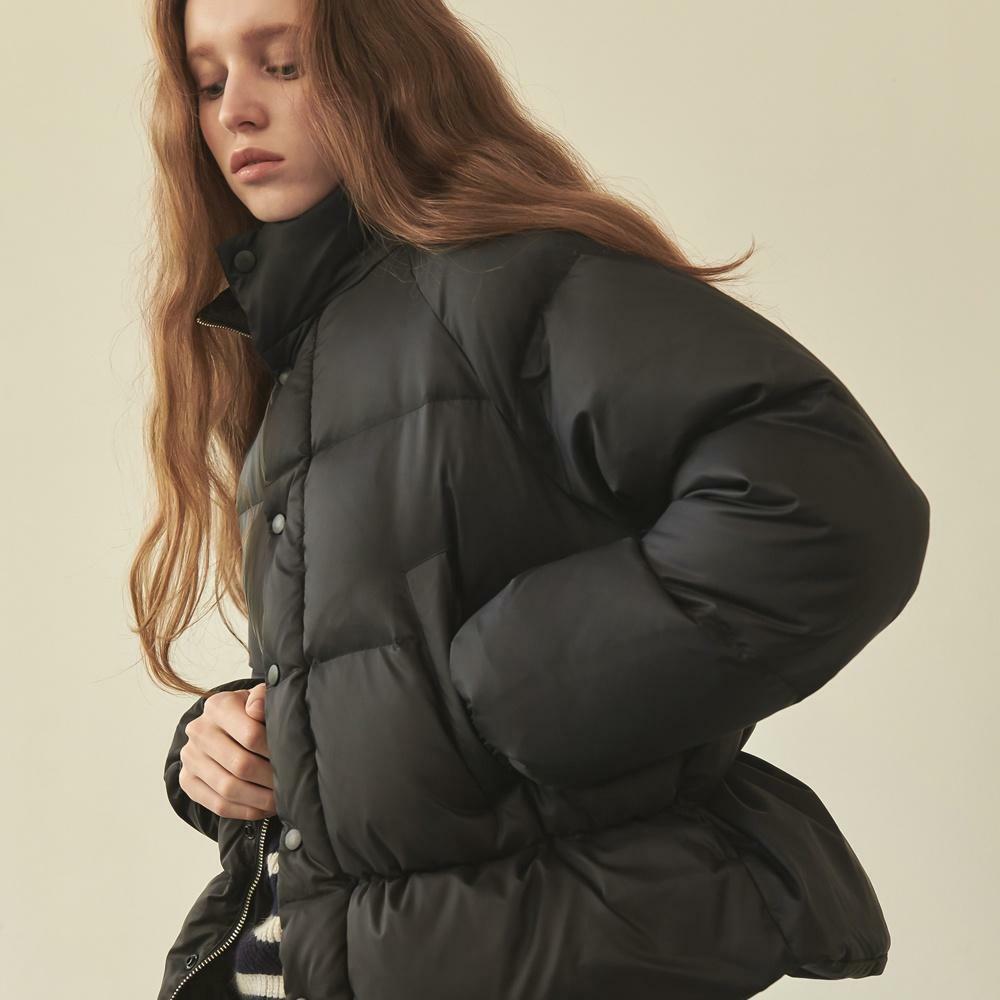 RR DUCK DOWN SHORT PADDING BLACK - HAGO(하고)