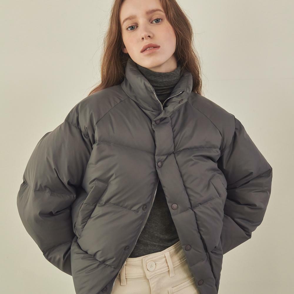 RR DUCK DOWN SHORT PADDING GREY - HAGO(하고)