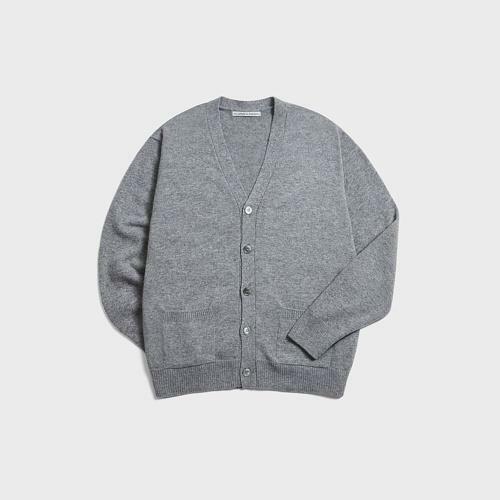 Shell button Cardigan (grey) - HAGO(하고)