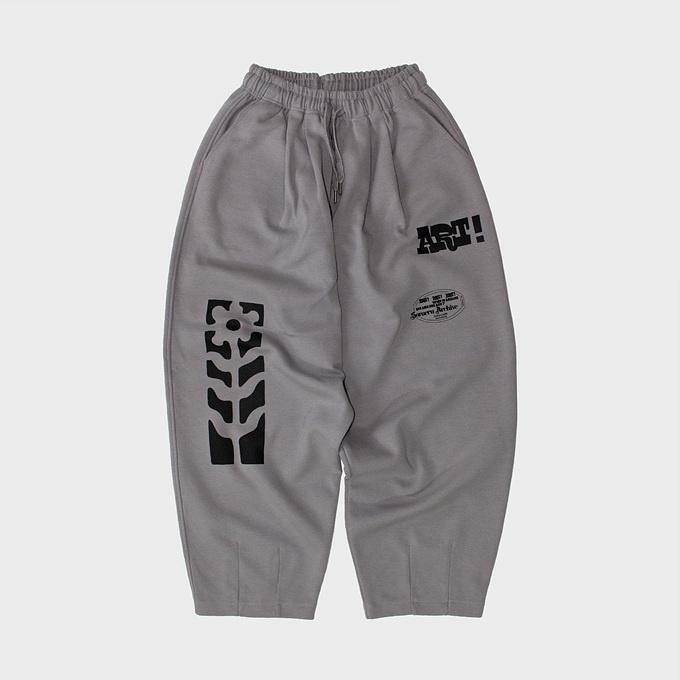 15 Flower Pants Dark grey - HAGO(하고)