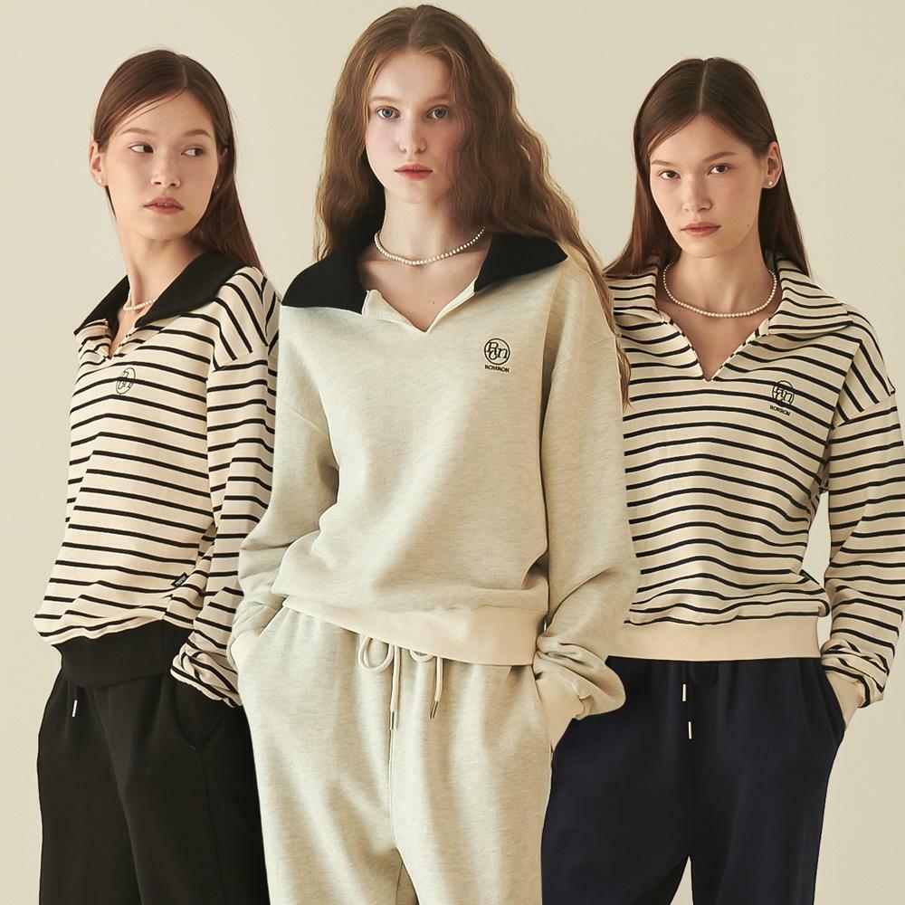 [SET] COLLAR SWEAT SET-UP - 하고(HAGO)