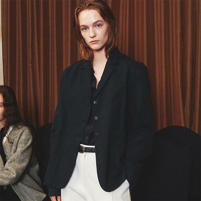 Cotton Jacket - Navy - HAGO(하고)