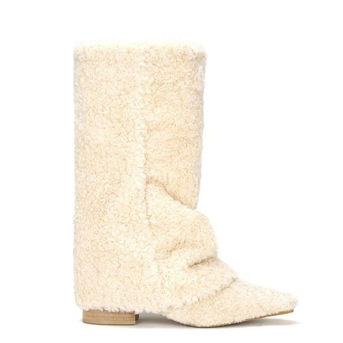 Shearling Wrinkle Boots (Long) - 하고