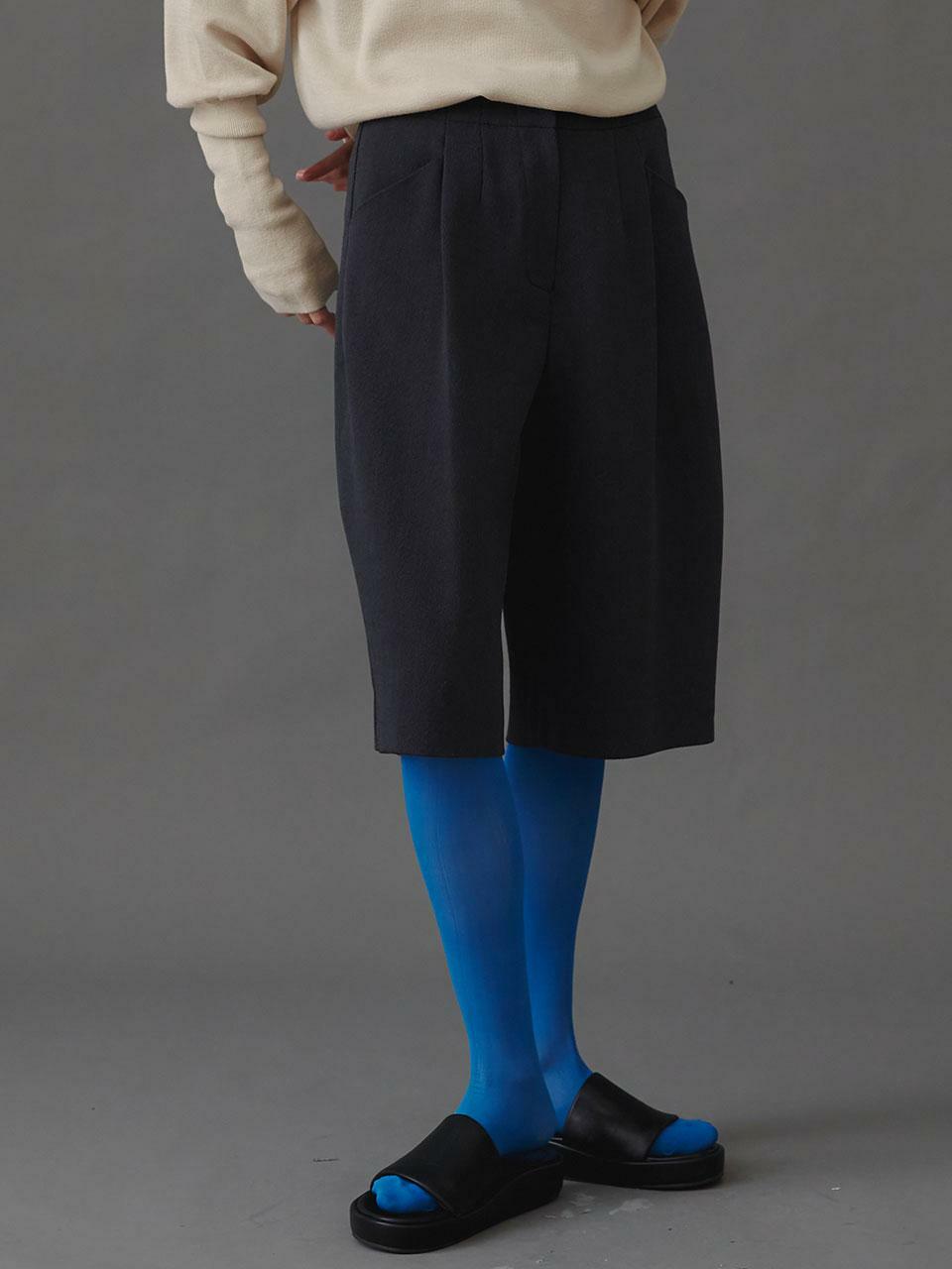 Denish Twill Culotte Pants_Dark Gray - HAGO(하고)